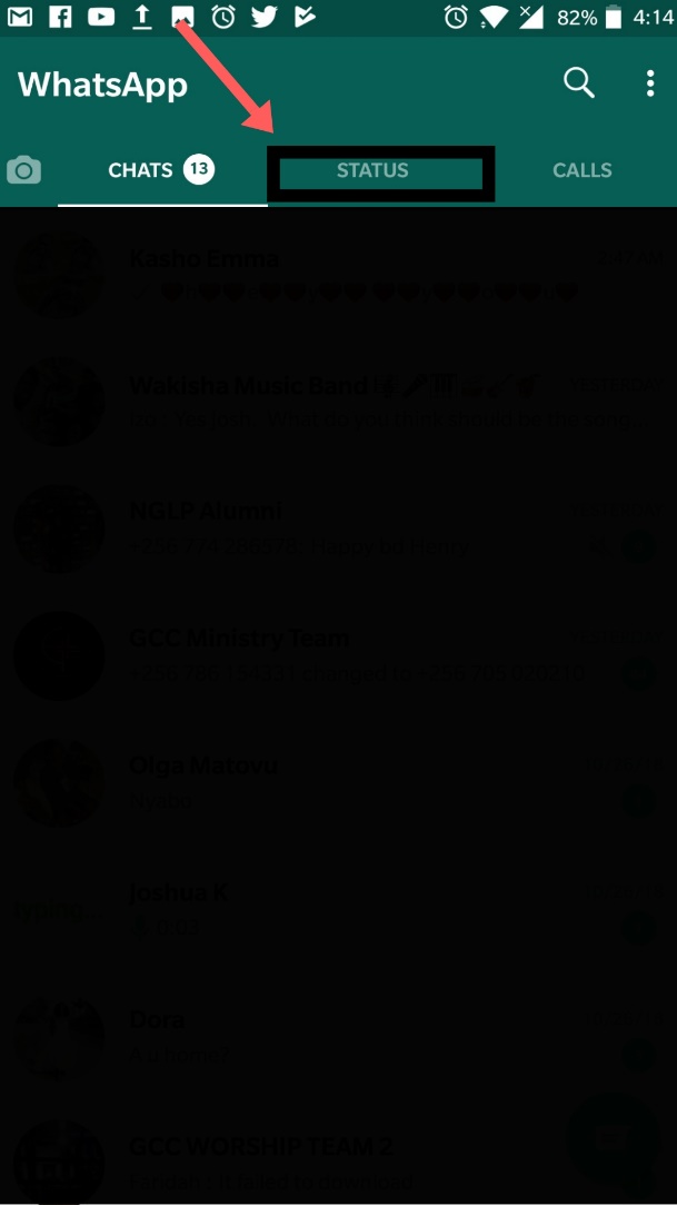 How To Add Colorful Text To Your WhatsApp Status. - Ug Tech Mag