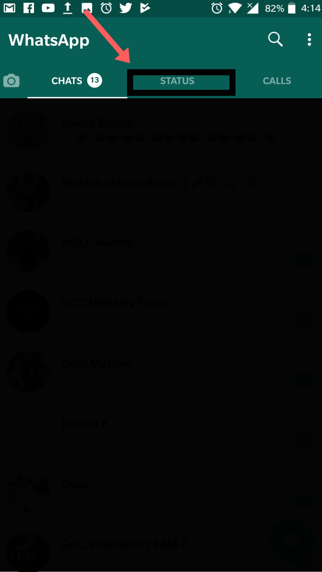 How To Add Colorful Text To Your WhatsApp Status. - Ug Tech Mag