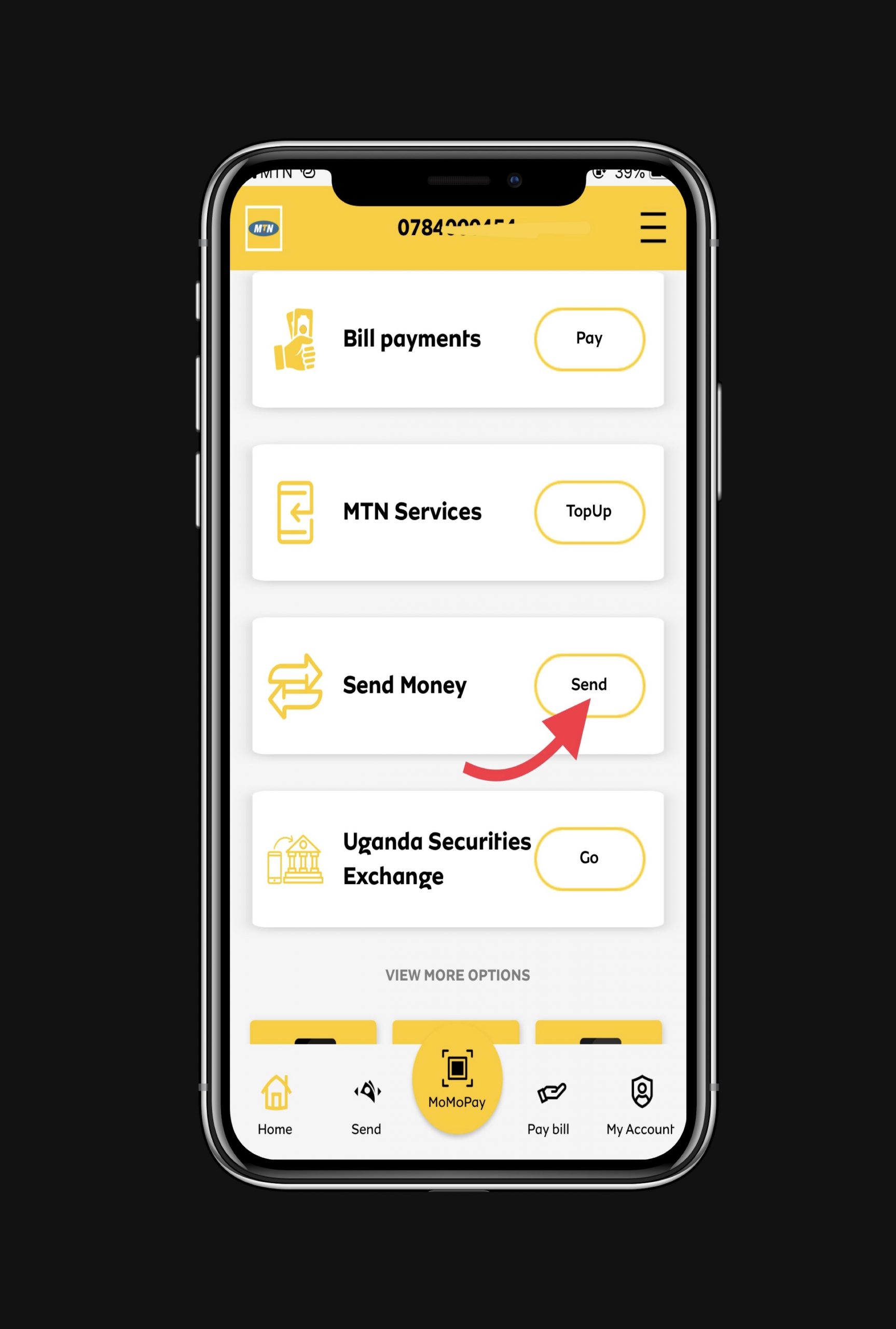 How to send Mobile Money from MTN to Airtel Uganda