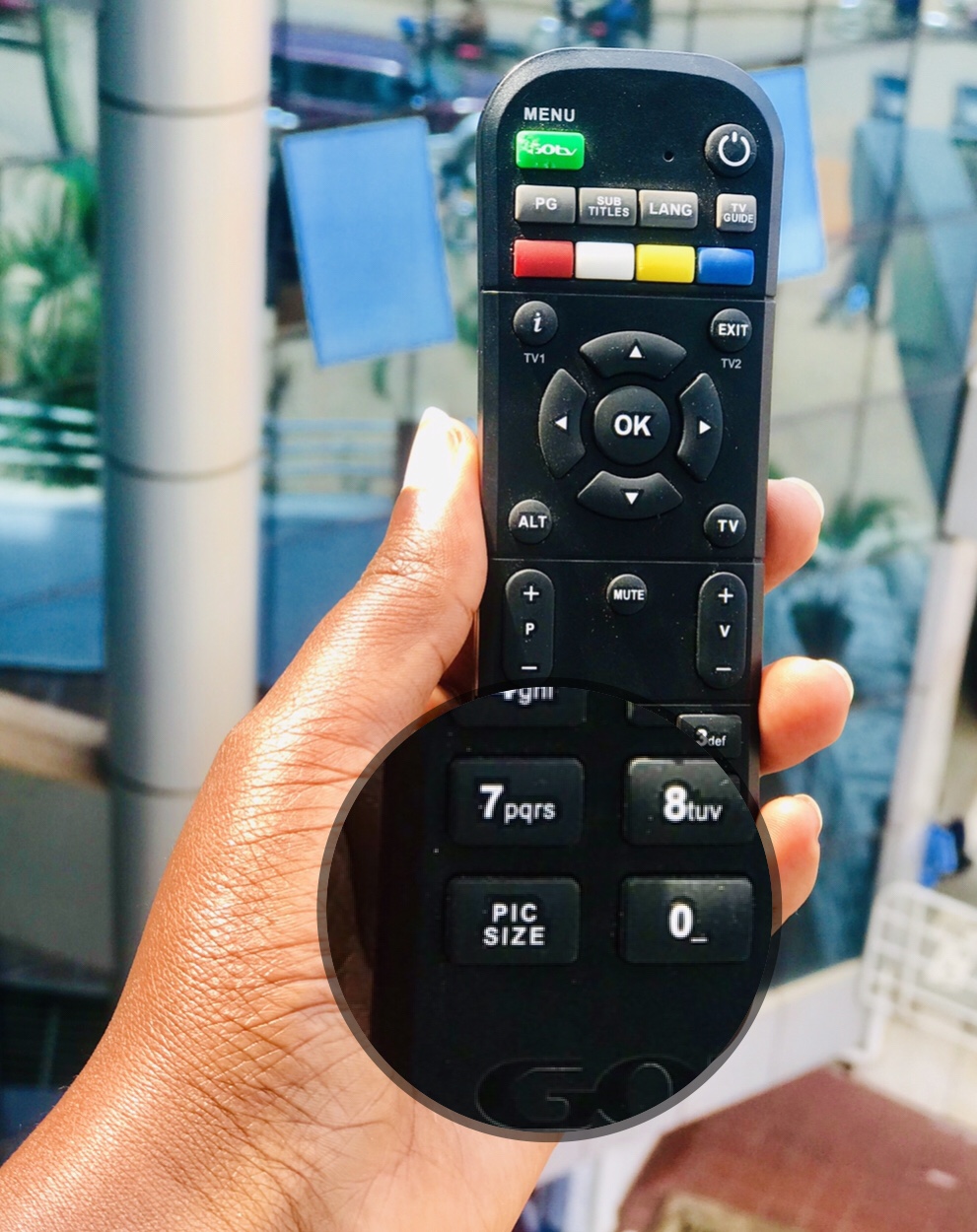 How to Zoom in and Zoom out Using GoTV Remote