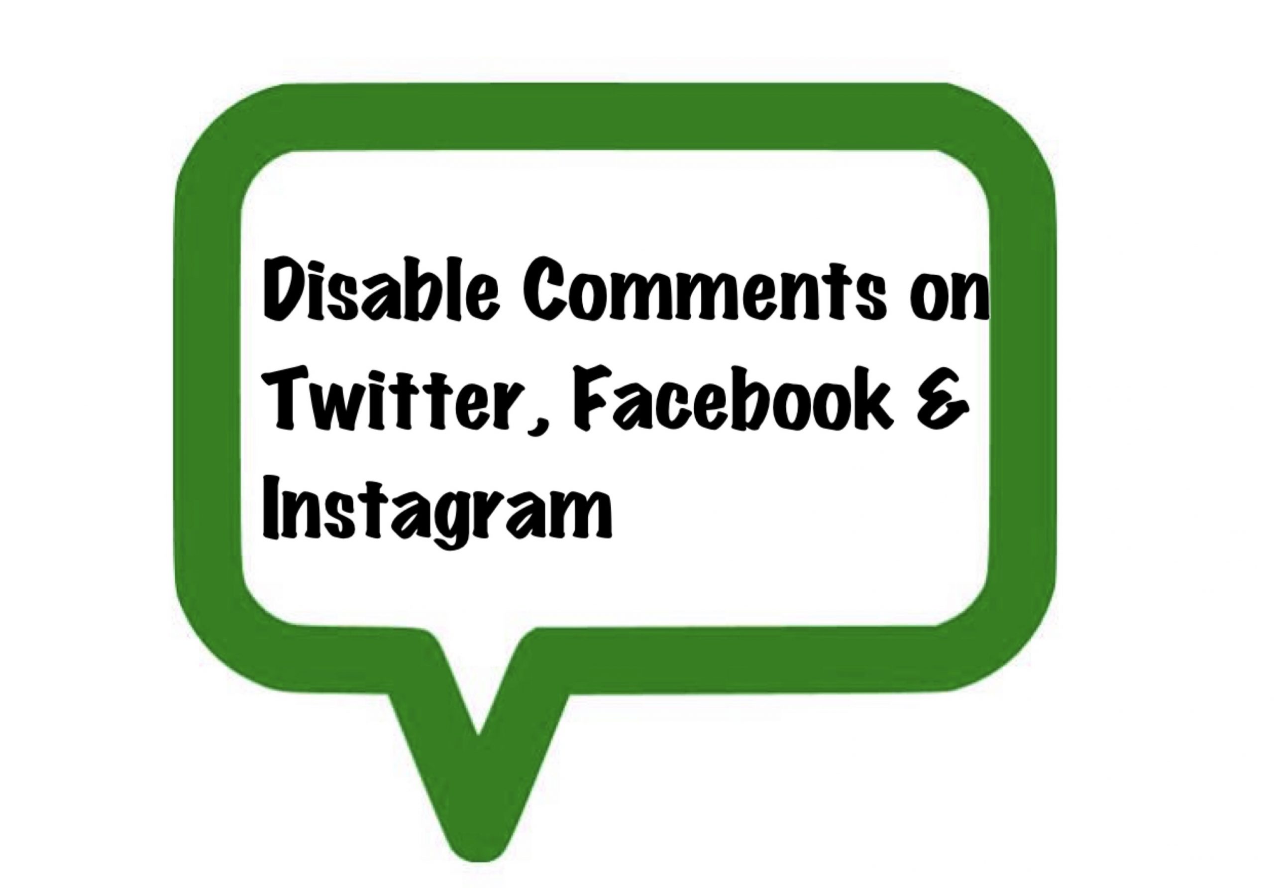 How To Disable Comments On Facebook Twitter And Instagram how-to-disable-comments-on-facebook-twitter-and-instagram