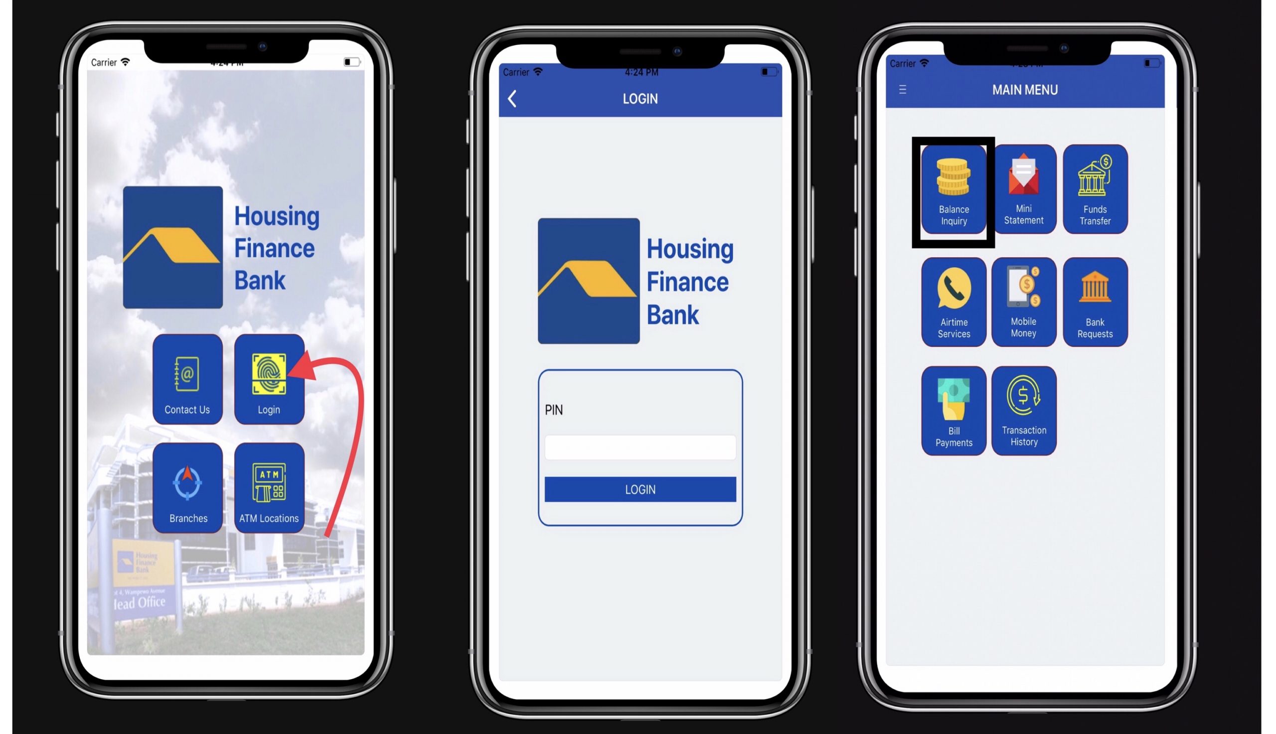 How to Check your Housing Finance Bank account balance online