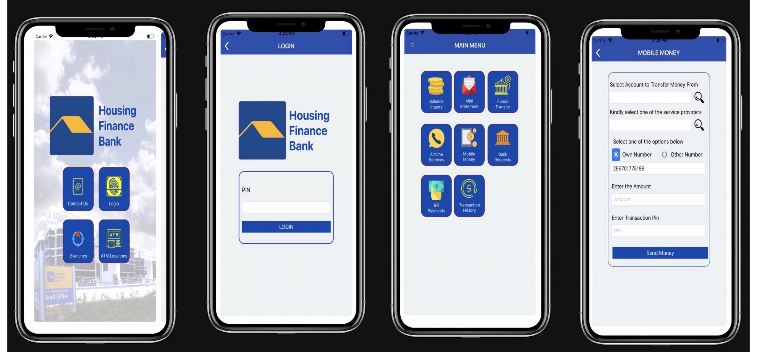 How to Transfer/Withdraw money from Housing Finance Bank Account to ...