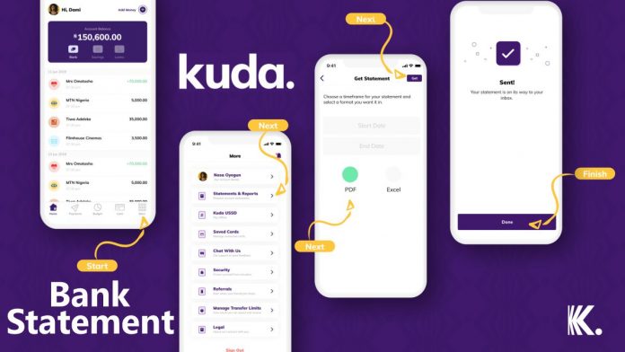 How to generate a Kuda bank statement from your app - Ug Tech Mag