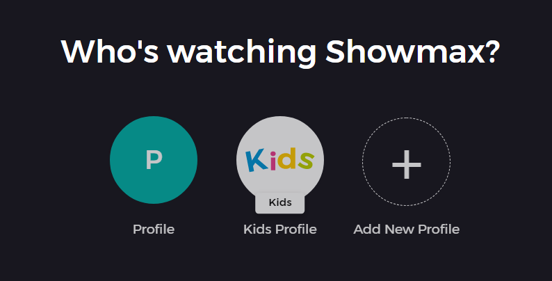 How to Create Separate Showmax Profiles for Different Users