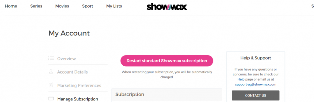How to Cancel Showmax Subscription on Web and Mobile - Ug Tech Mag