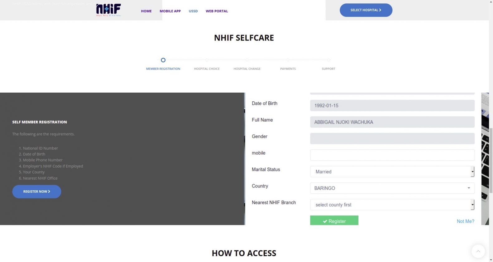 How to Choose NHIF Hospital Online in Kenya