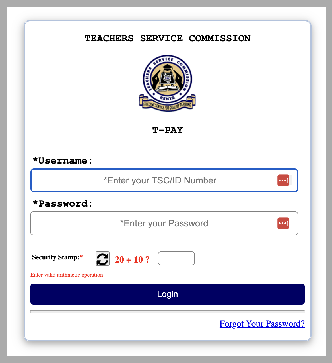 How to Download and Print TSC Payslip and P9 Form
