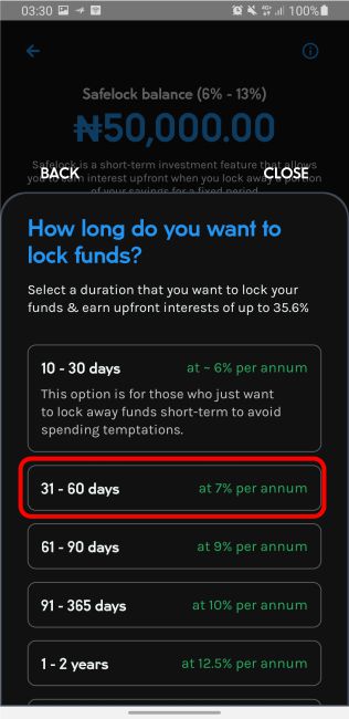 How to Use the PiggyVest Safelock Feature