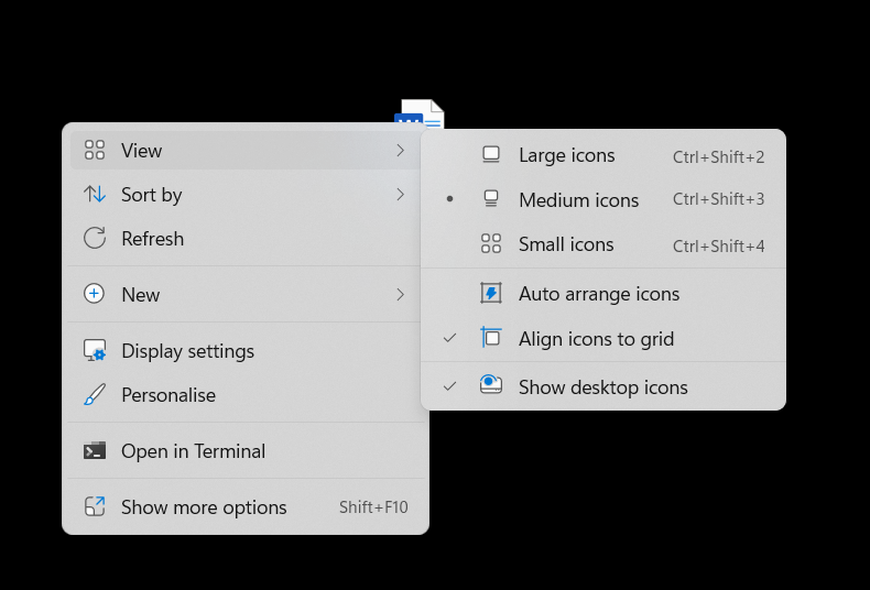 How to Hide Desktop Icons in Windows 11