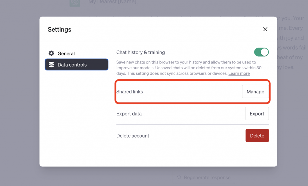 How to Share Links to Your ChatGPT Chats