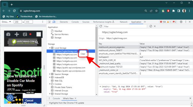 How to Clear Local Storage in Google Chrome for a Website or Extension