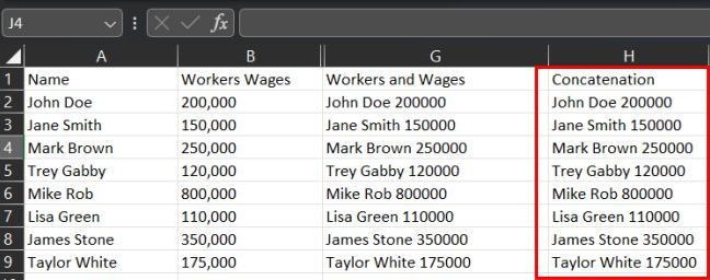 How to Merge Two Columns Data in Excel
