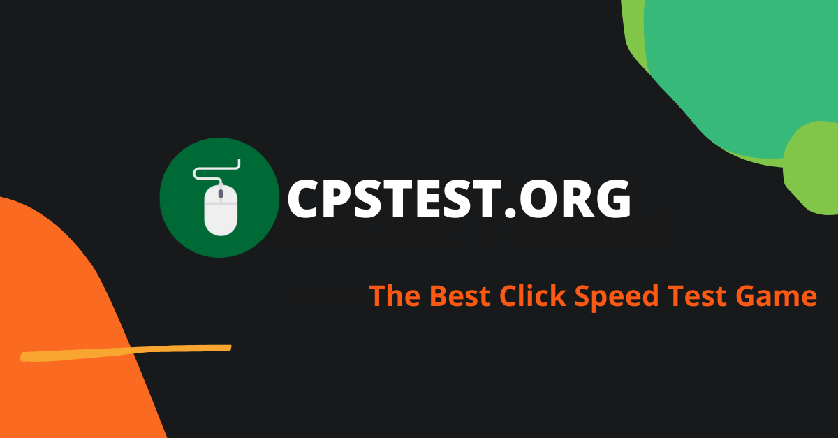 CPS Test - Check How Fast You Can Click