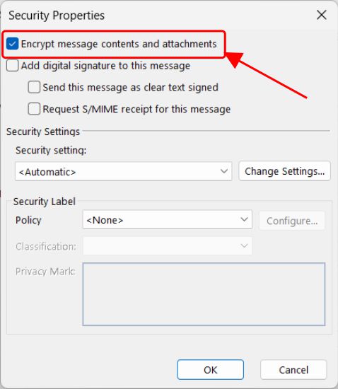 How To Encrypt Email Sent In Microsoft Outlook