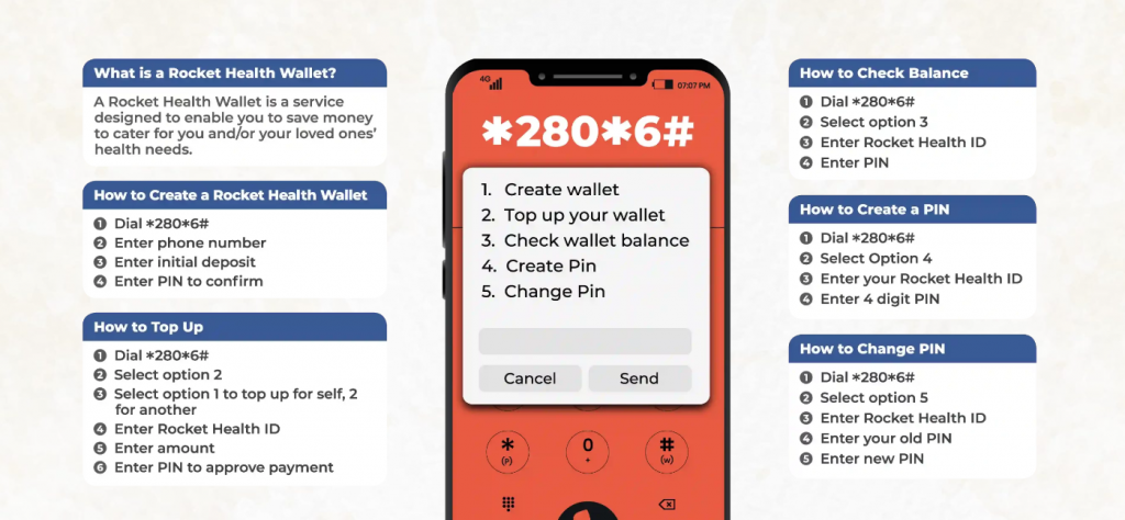 How to Create a Rocket Health Wallet